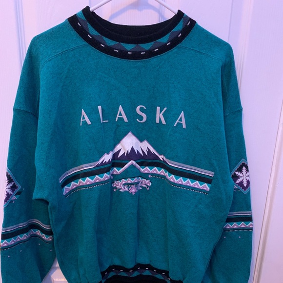 Sweaters | Vintage Alaska Crew Neck Sweater | Poshmark